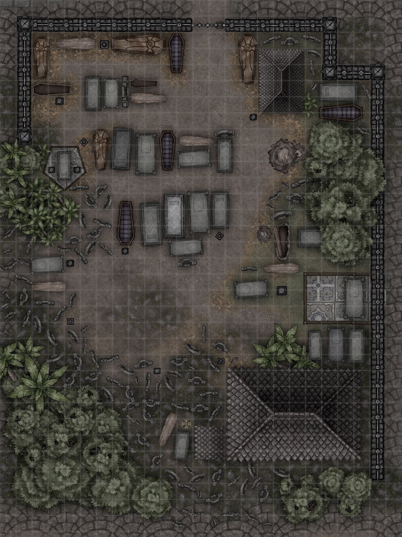 Town Graveyard | Inkarnate - Create Fantasy Maps Online