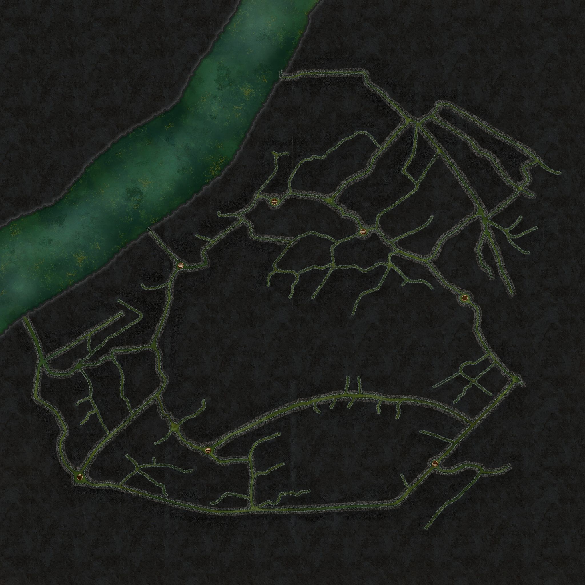 Bögenhafen sewers network | Inkarnate - Create Fantasy Maps Online