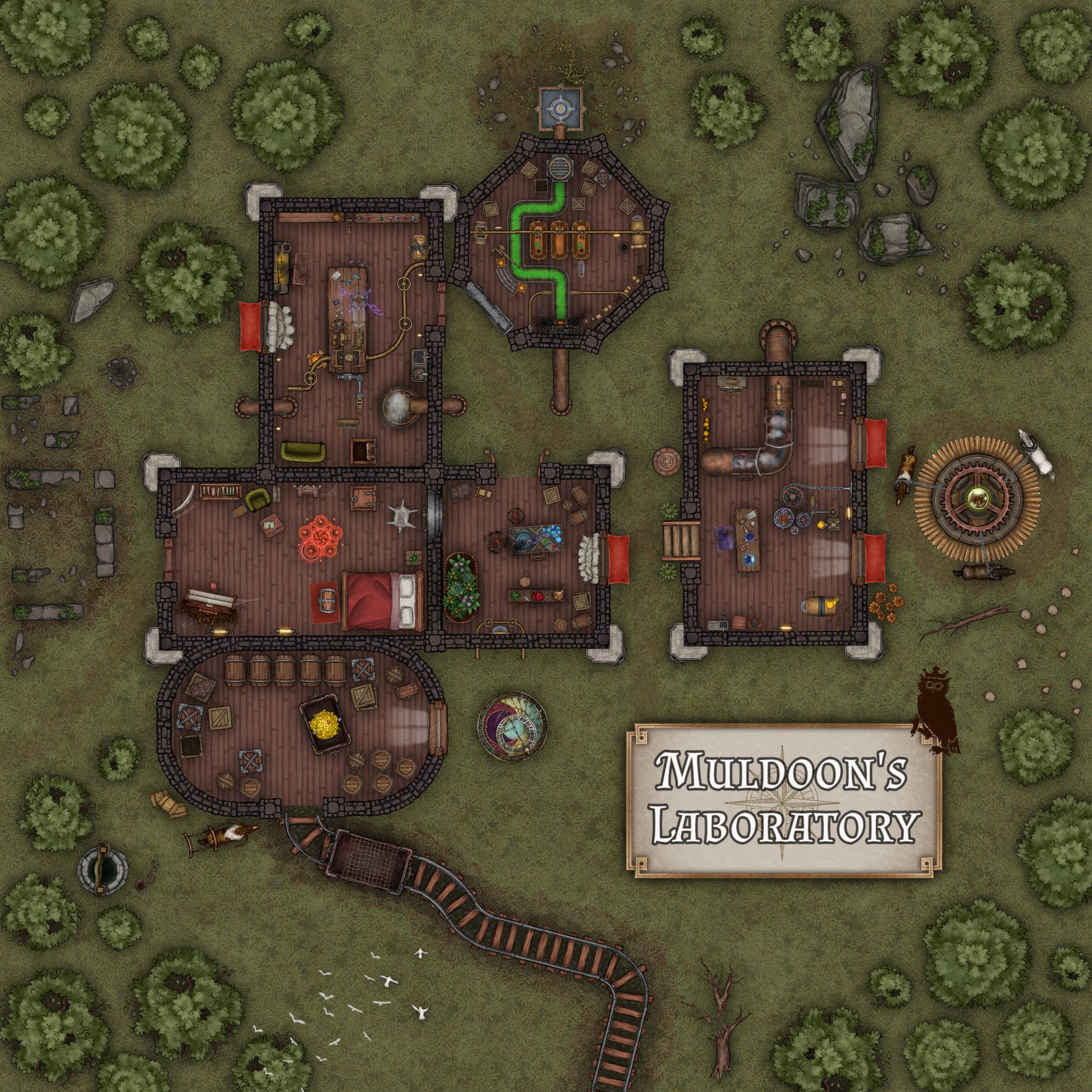 Mardoon's Laboratory | Inkarnate - Create Fantasy Maps Online