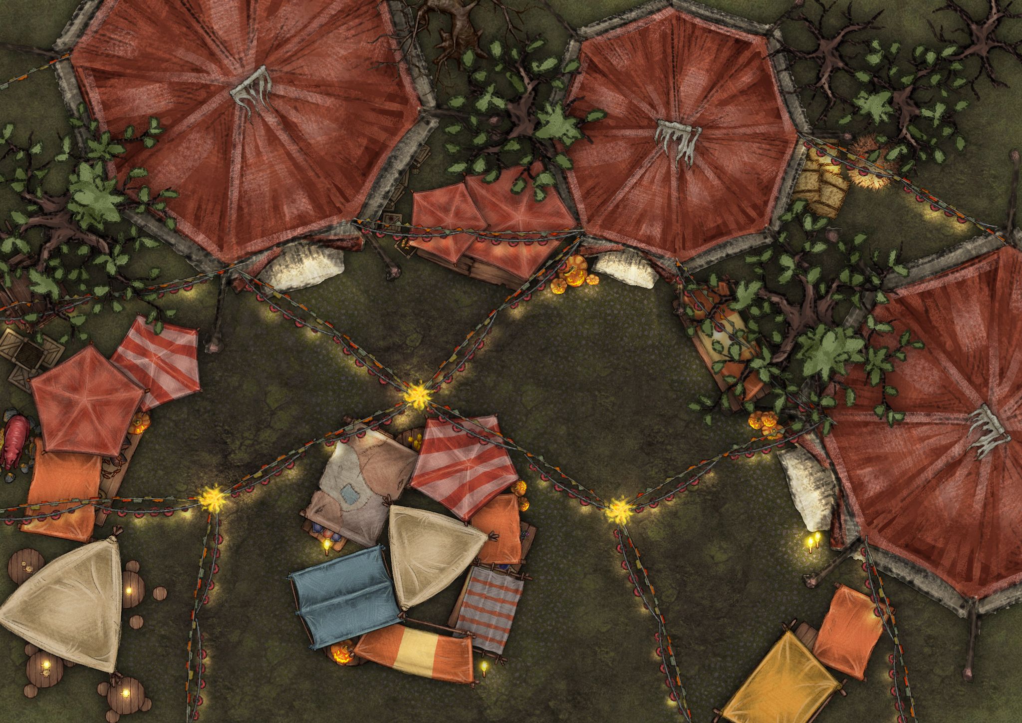 Carnival of Curiosities | Inkarnate - Create Fantasy Maps Online