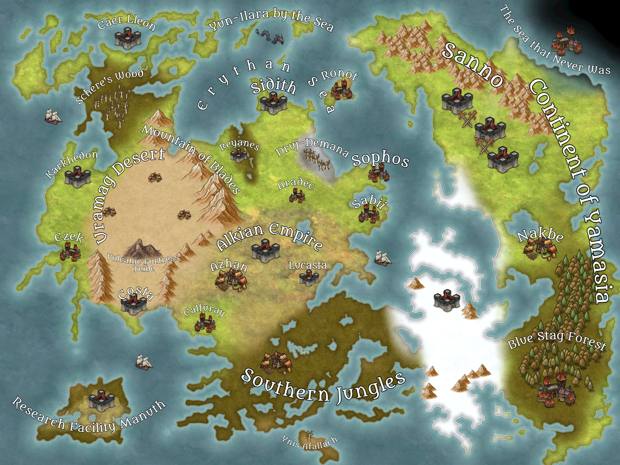 Pegana | Inkarnate - Create Fantasy Maps Online