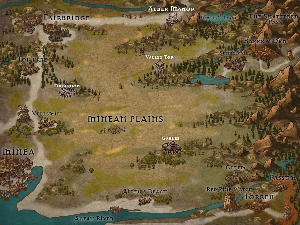 The Lands of Barrow Den | Inkarnate - Create Fantasy Maps Online