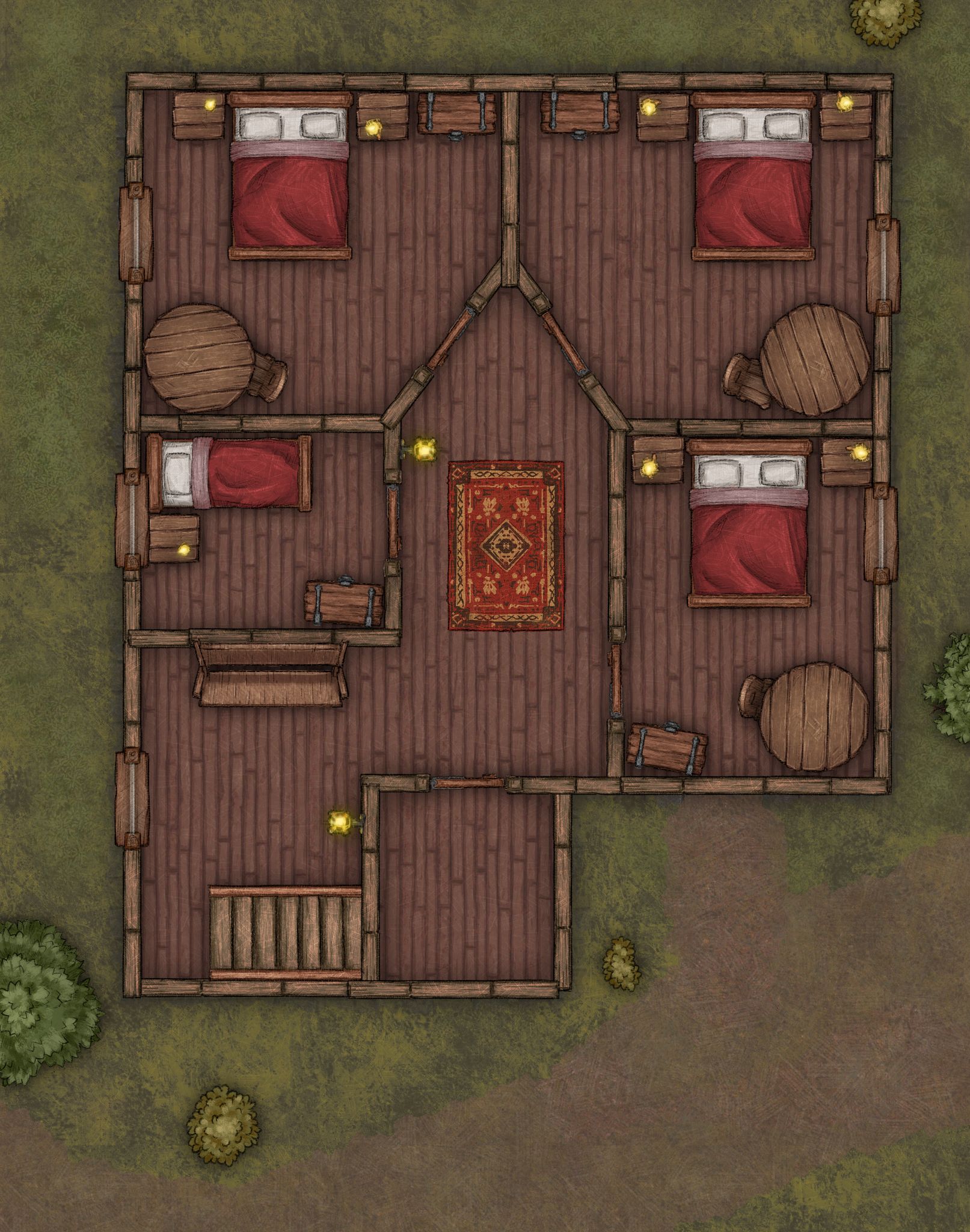 Phandaline Stonehill Inn 1st Floor 1.0 | Inkarnate - Create Fantasy ...