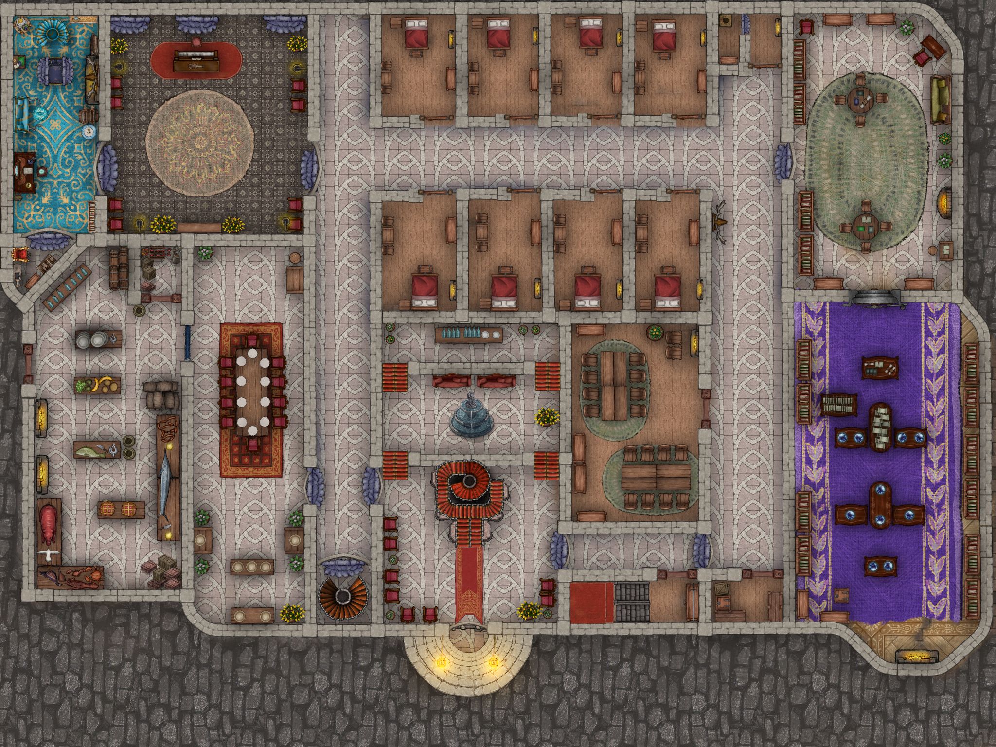 Ovo's mansion | Inkarnate - Create Fantasy Maps Online