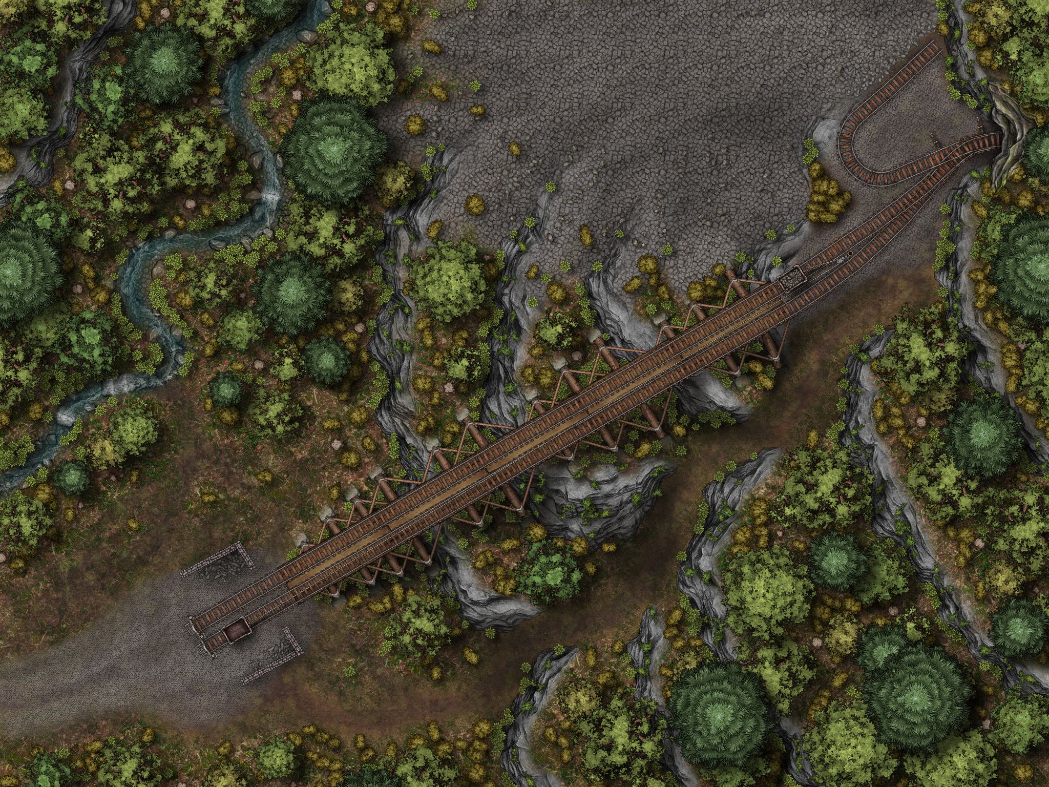 Redwood Mine Entrance | Inkarnate - Create Fantasy Maps Online