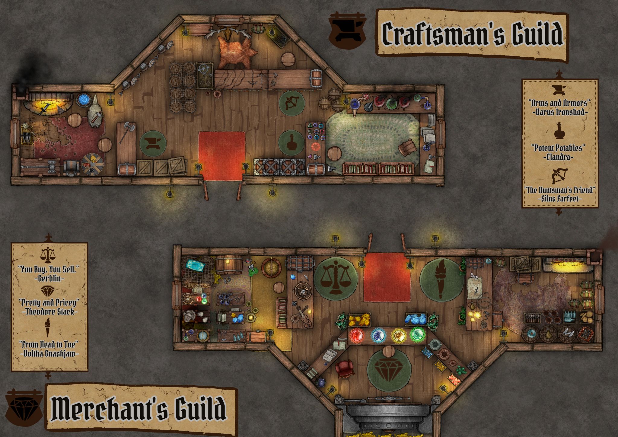 Shops! | Inkarnate - Create Fantasy Maps Online
