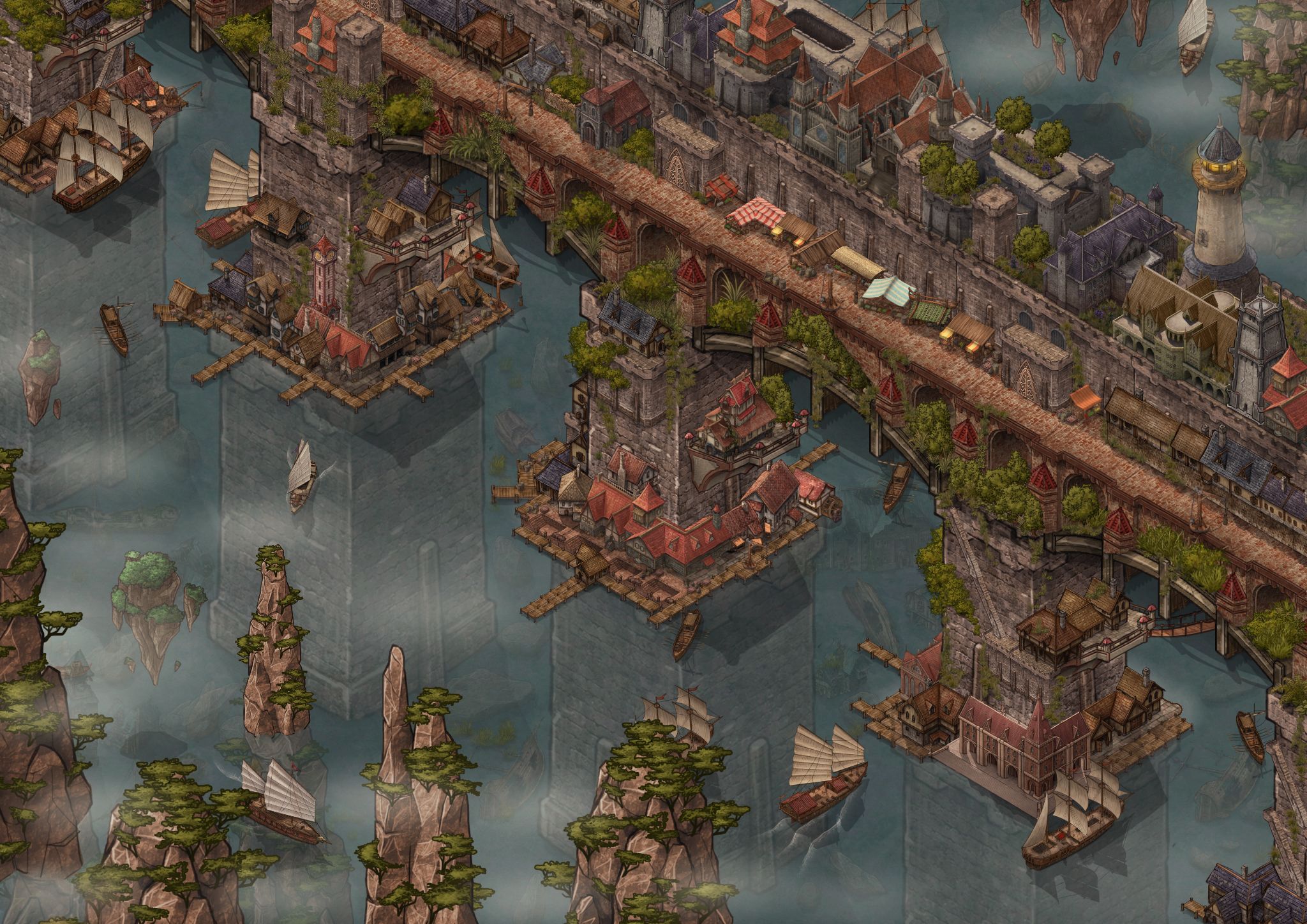 God's Bridge | Inkarnate - Create Fantasy Maps Online