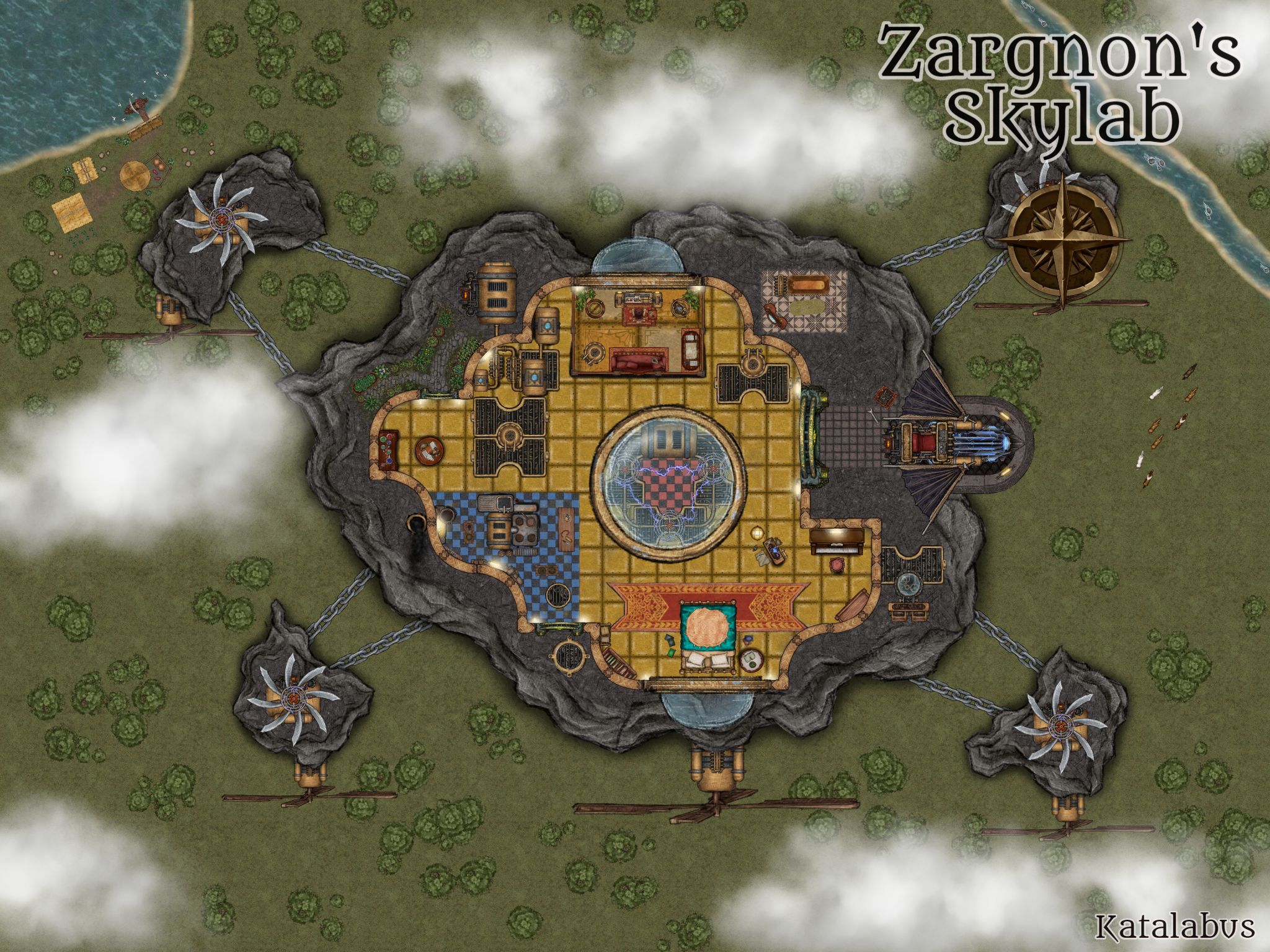 Zargnon's Skylab | Inkarnate - Create Fantasy Maps Online