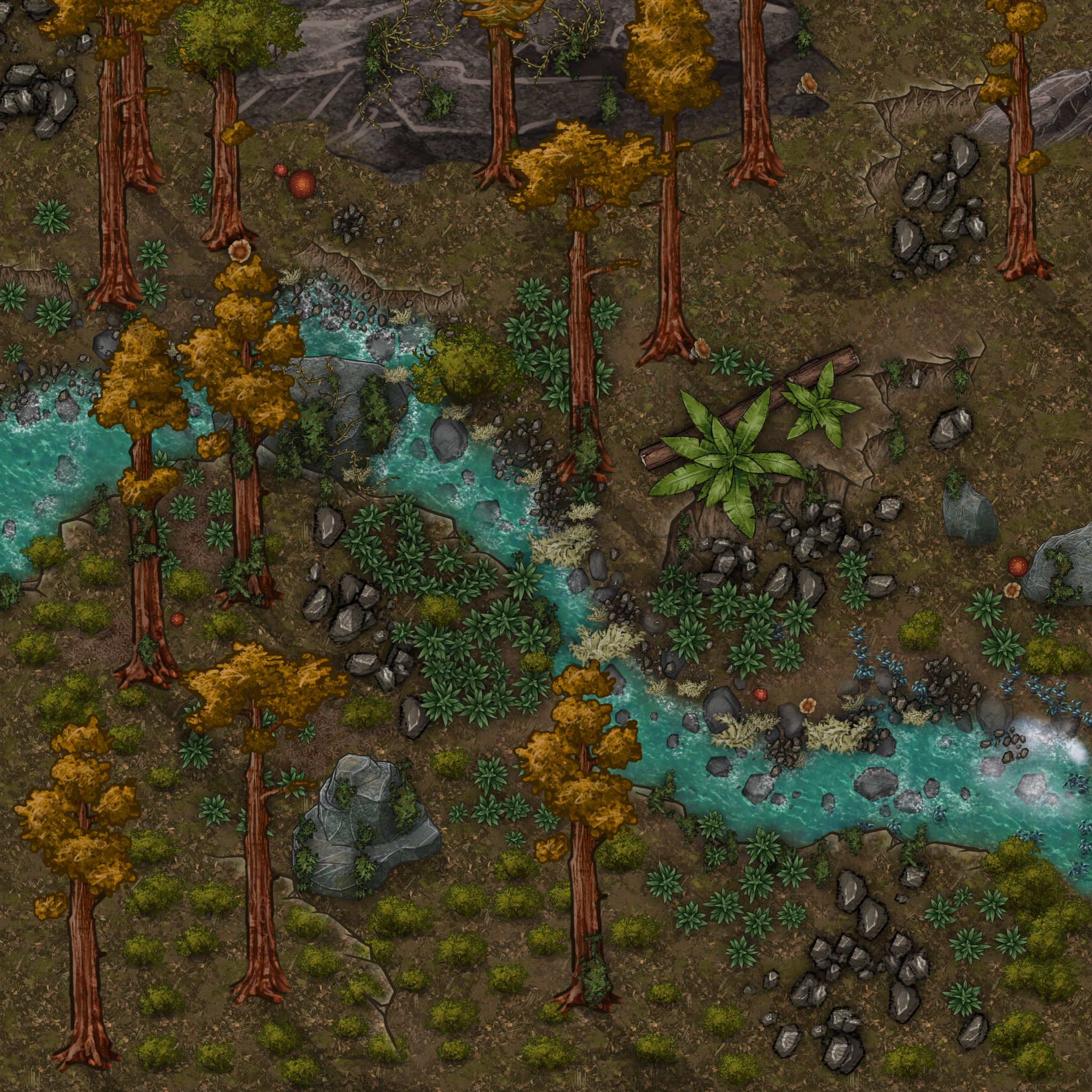 Jurassic Forest | Inkarnate - Create Fantasy Maps Online