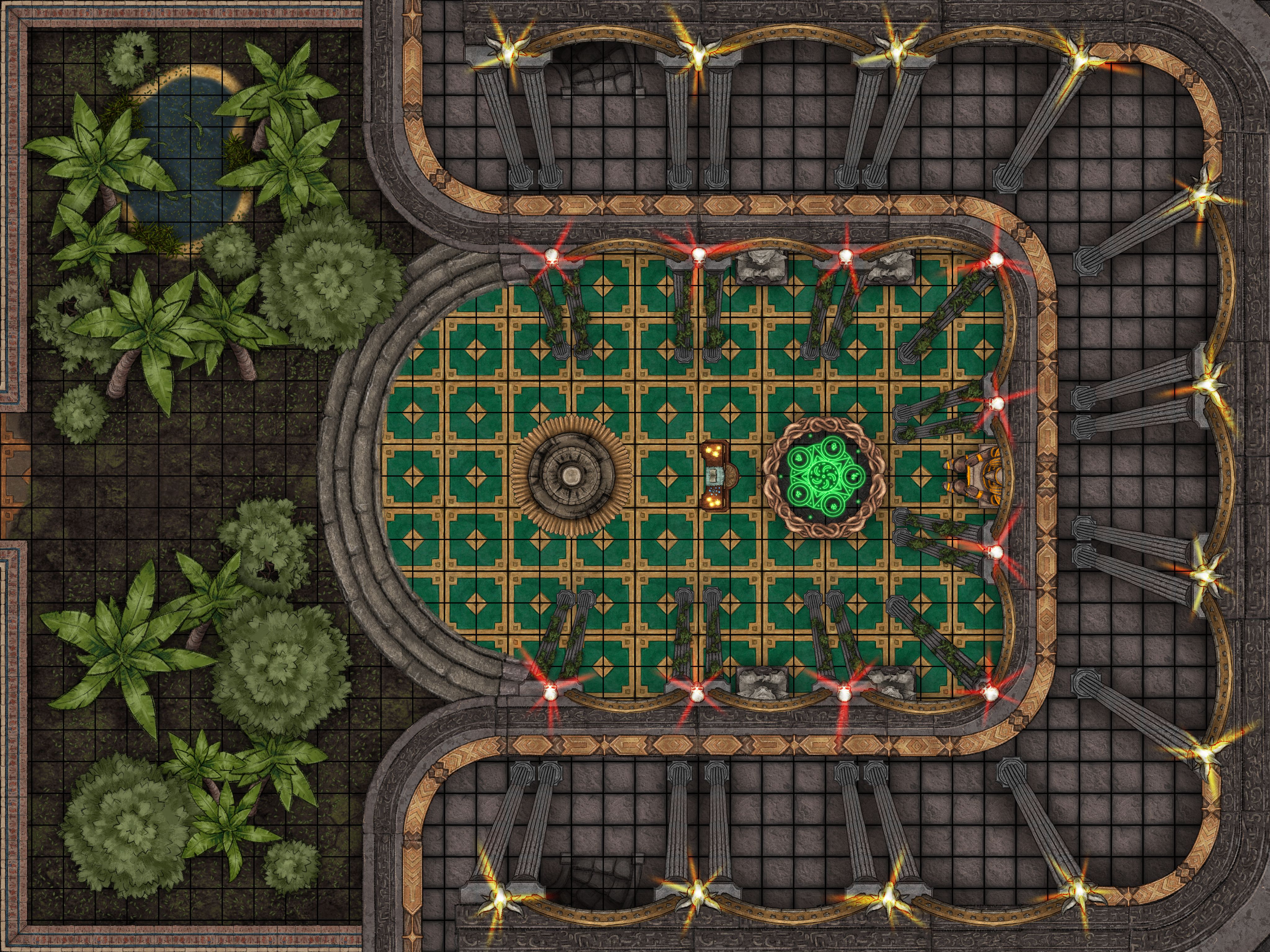 Yuan-Ti Temple Sanctum | Inkarnate - Create Fantasy Maps Online