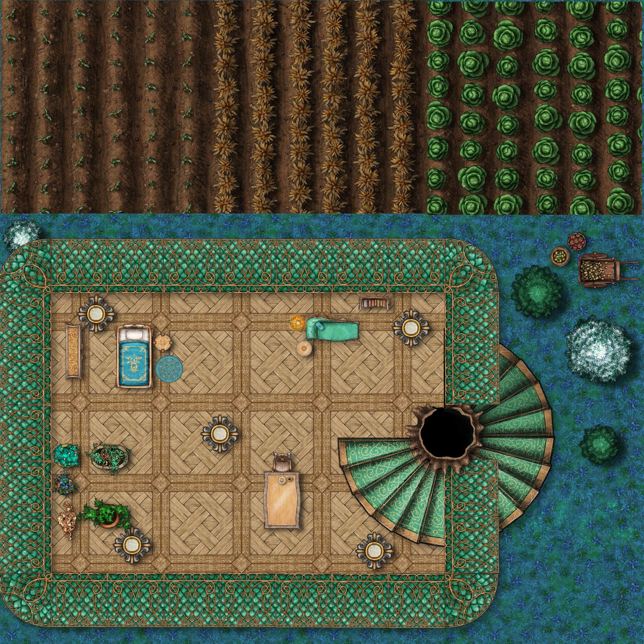 Elven Farm | Inkarnate - Create Fantasy Maps Online