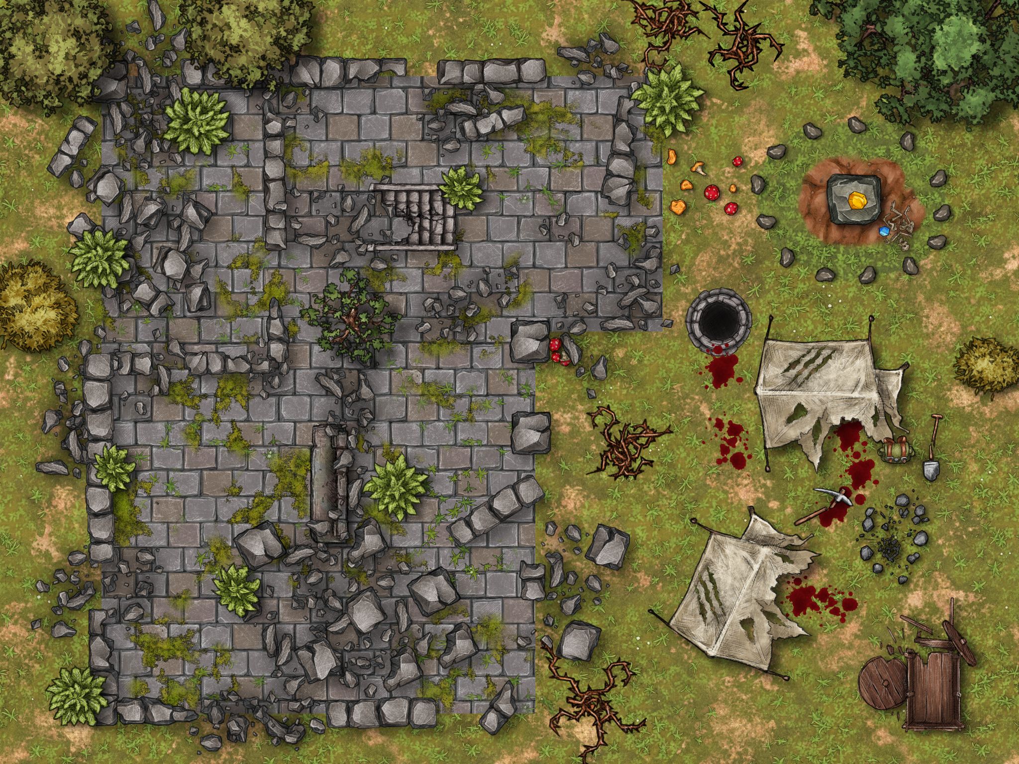 Standing Stone Manor | Inkarnate - Create Fantasy Maps Online