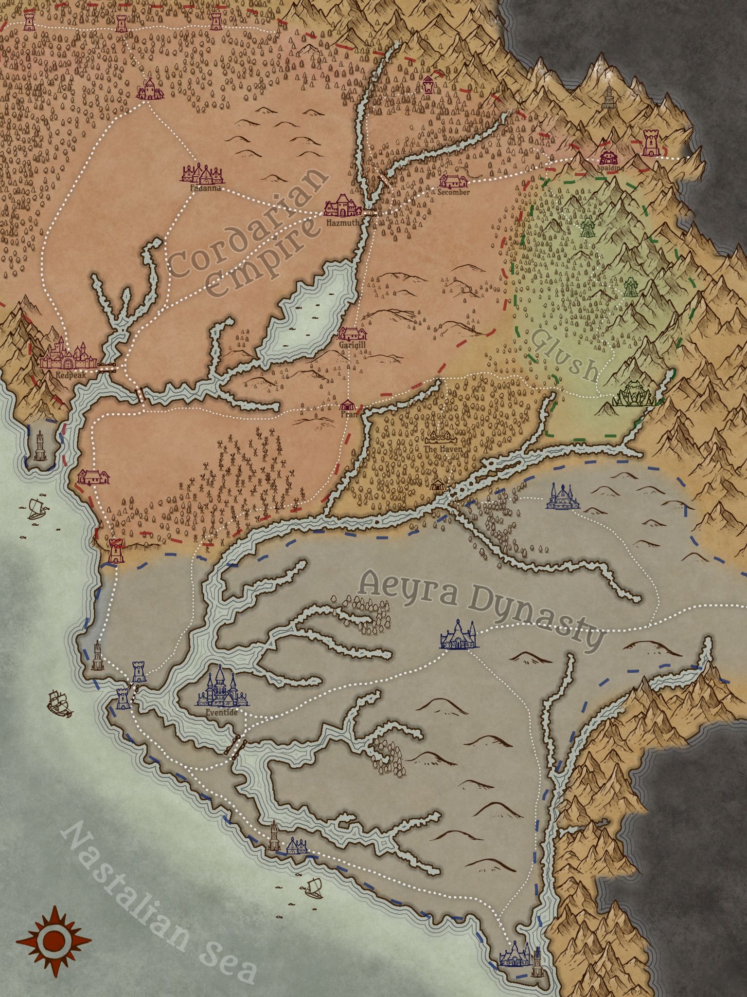Verintos Coast - Factions | Inkarnate - Create Fantasy Maps Online