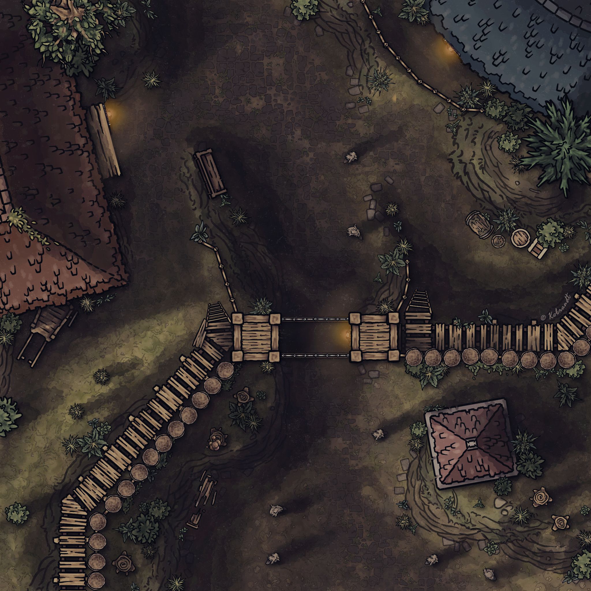 Gates Of Vallaki 15x15 Inkarnate Create Fantasy Maps Online