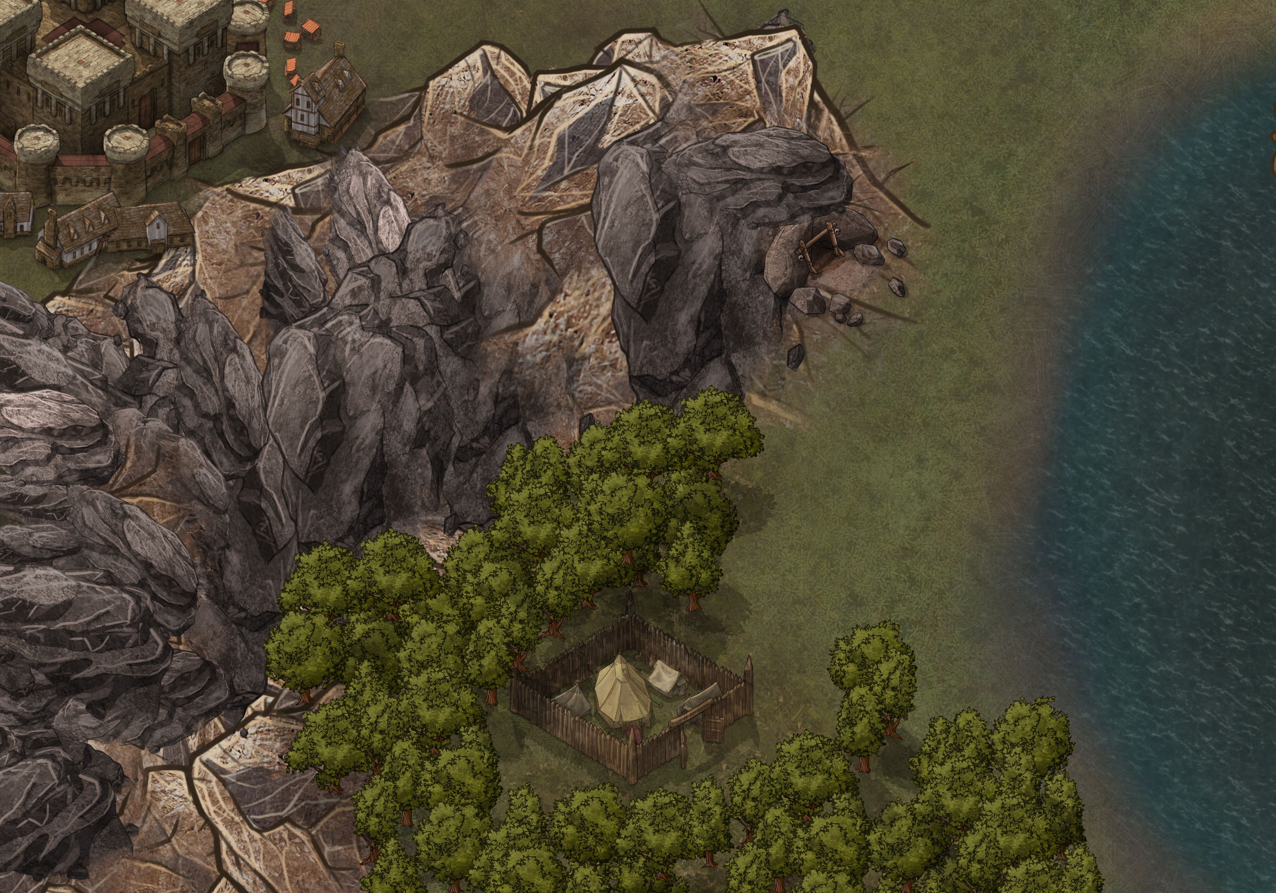 City on a Hill | Inkarnate - Create Fantasy Maps Online