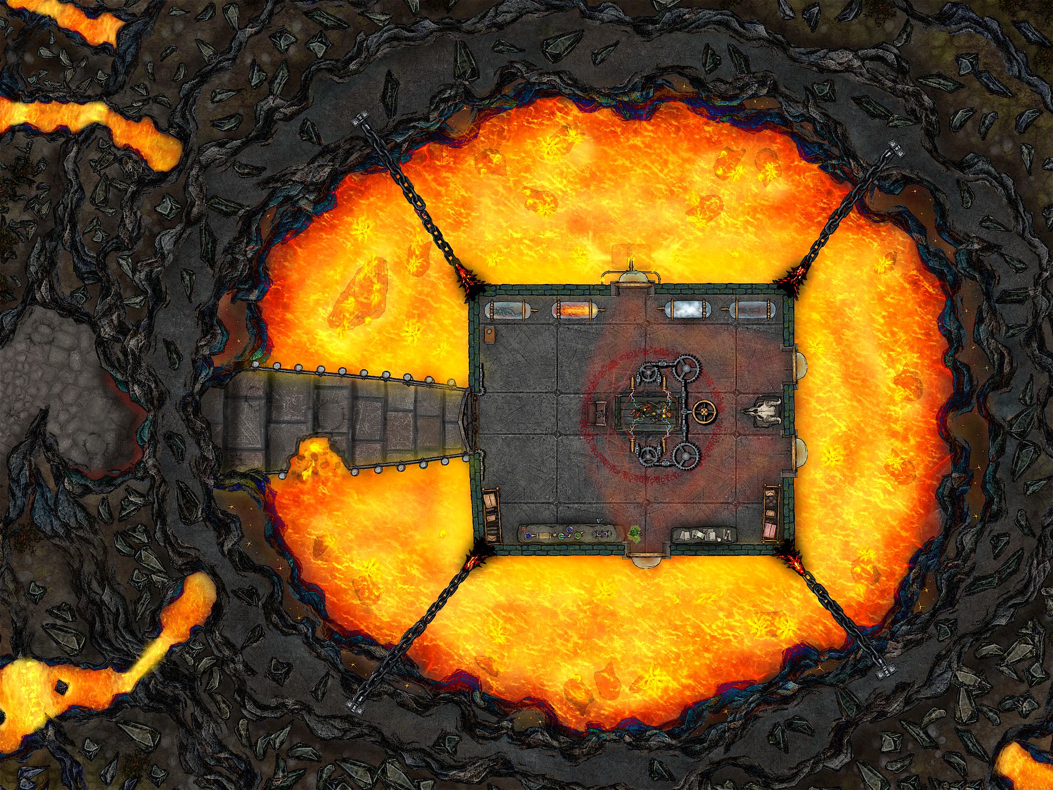 Volcano (Edited version) | Inkarnate - Create Fantasy Maps Online