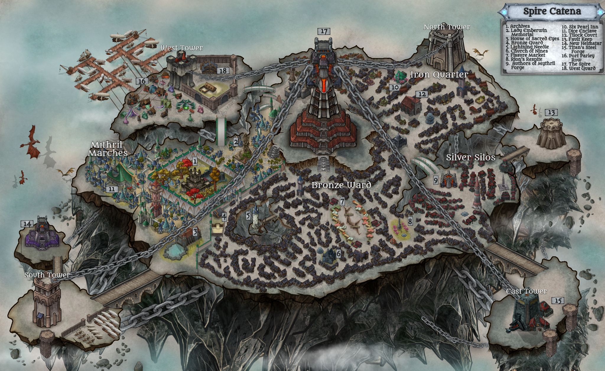 Spire Catena | Inkarnate - Create Fantasy Maps Online