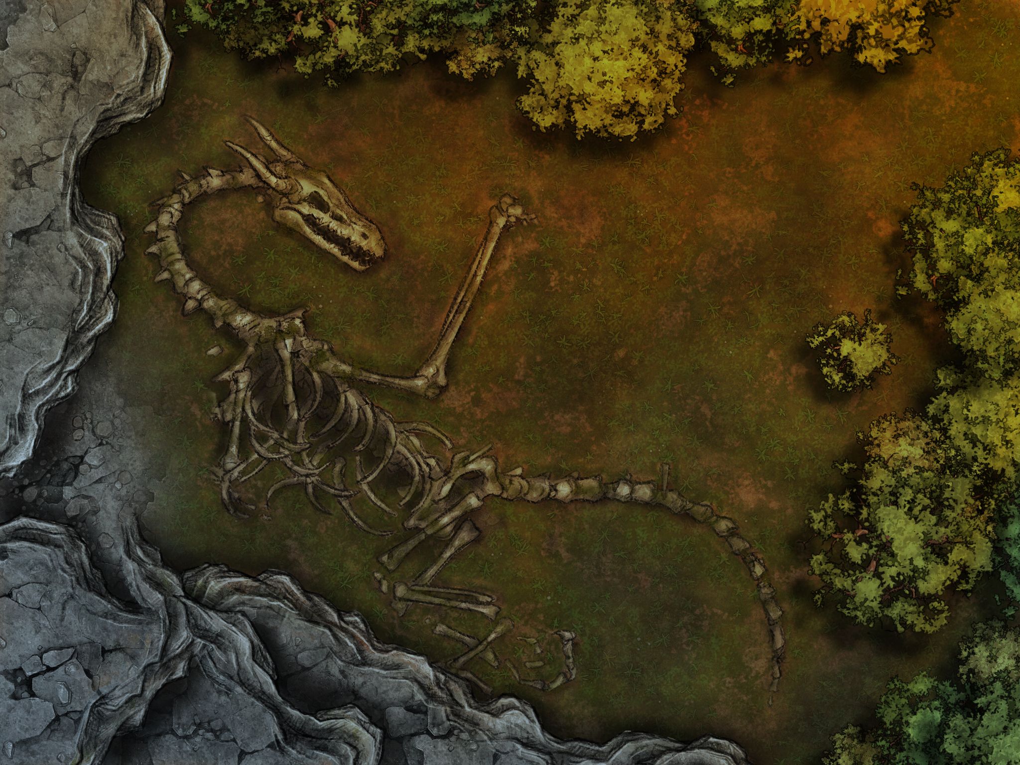 Dragon Ruins | Inkarnate - Create Fantasy Maps Online