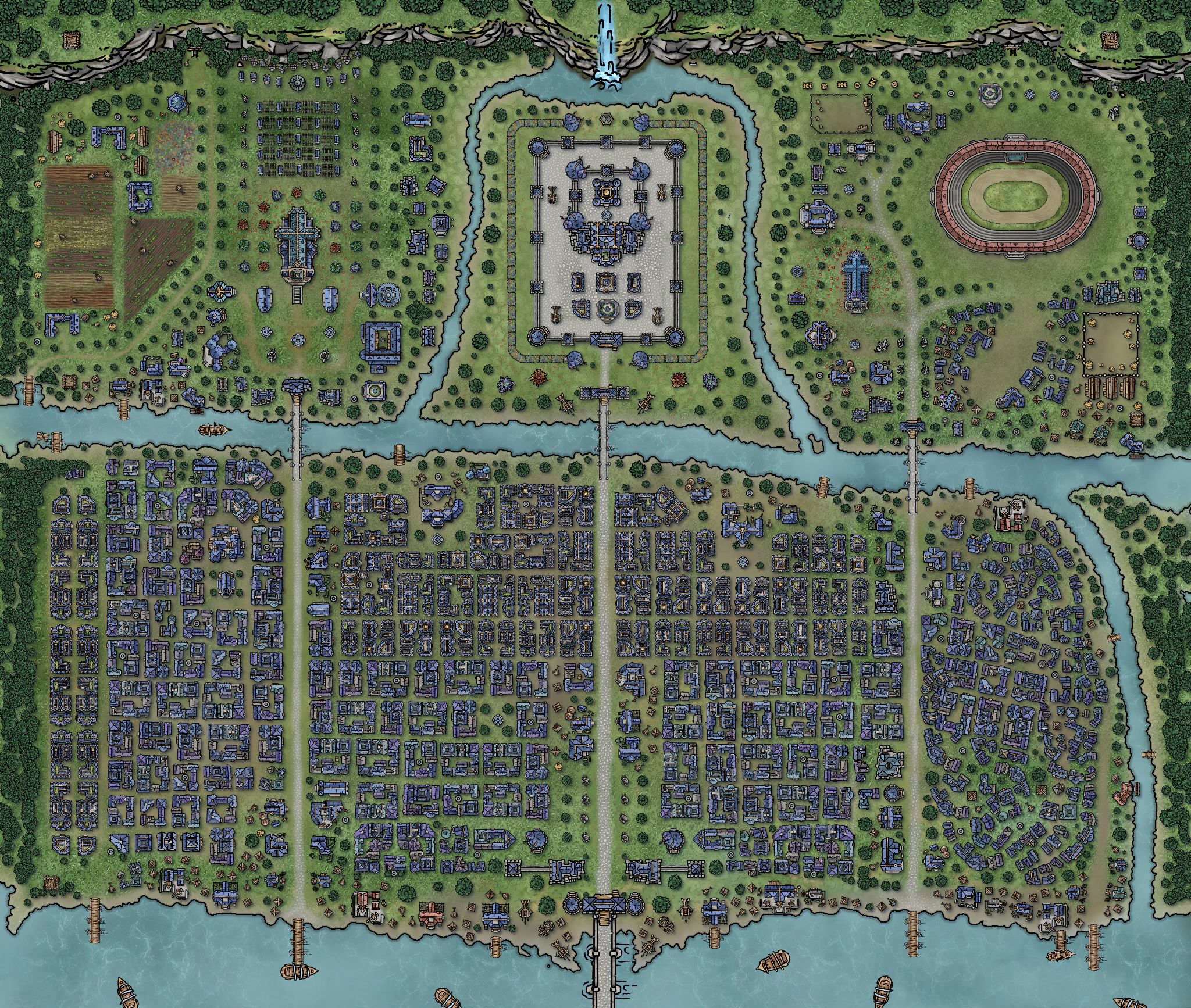 Kingdom of Chalandra | Inkarnate - Create Fantasy Maps Online