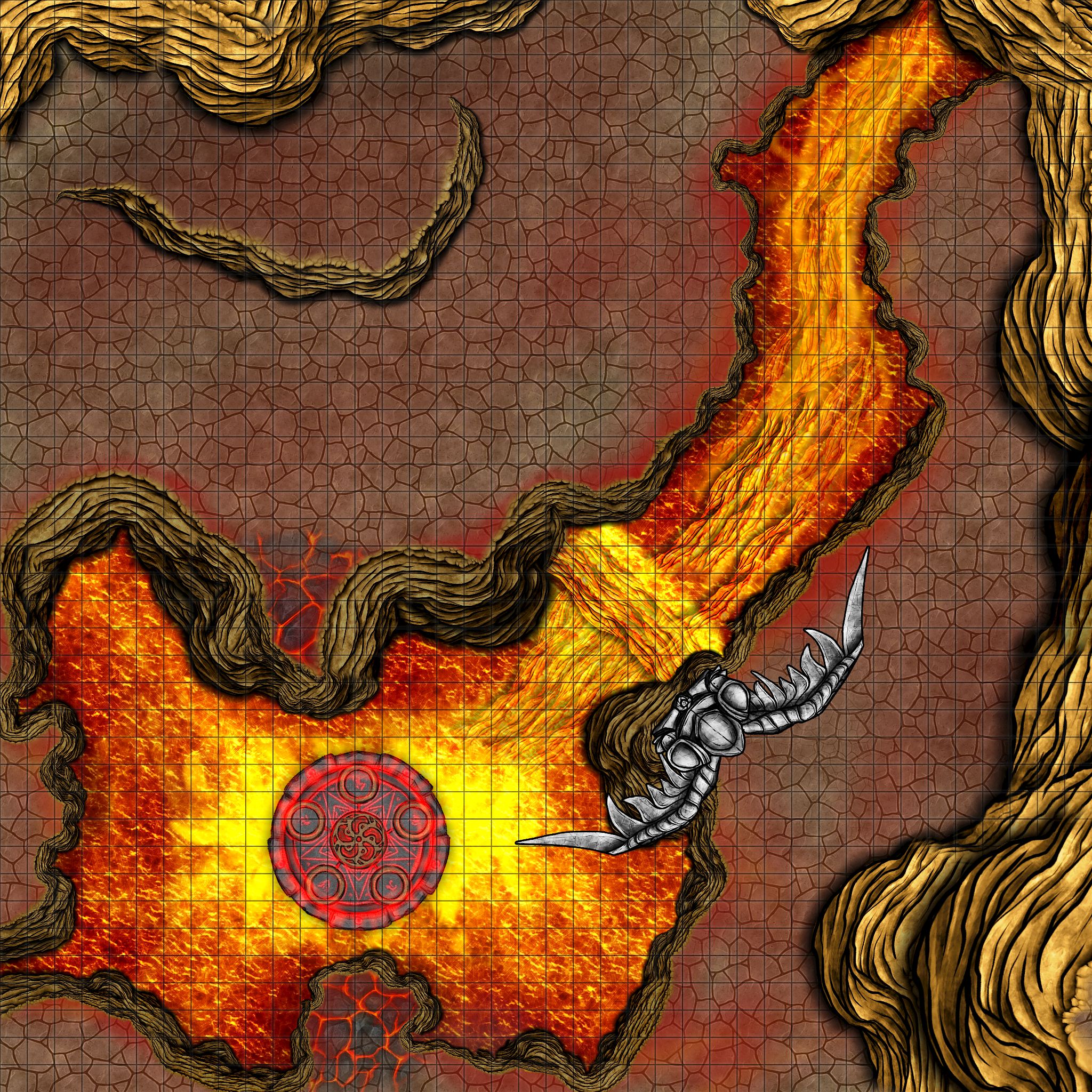 Wrath Encounter 4 - Falls of Wrath | Inkarnate - Create Fantasy Maps Online