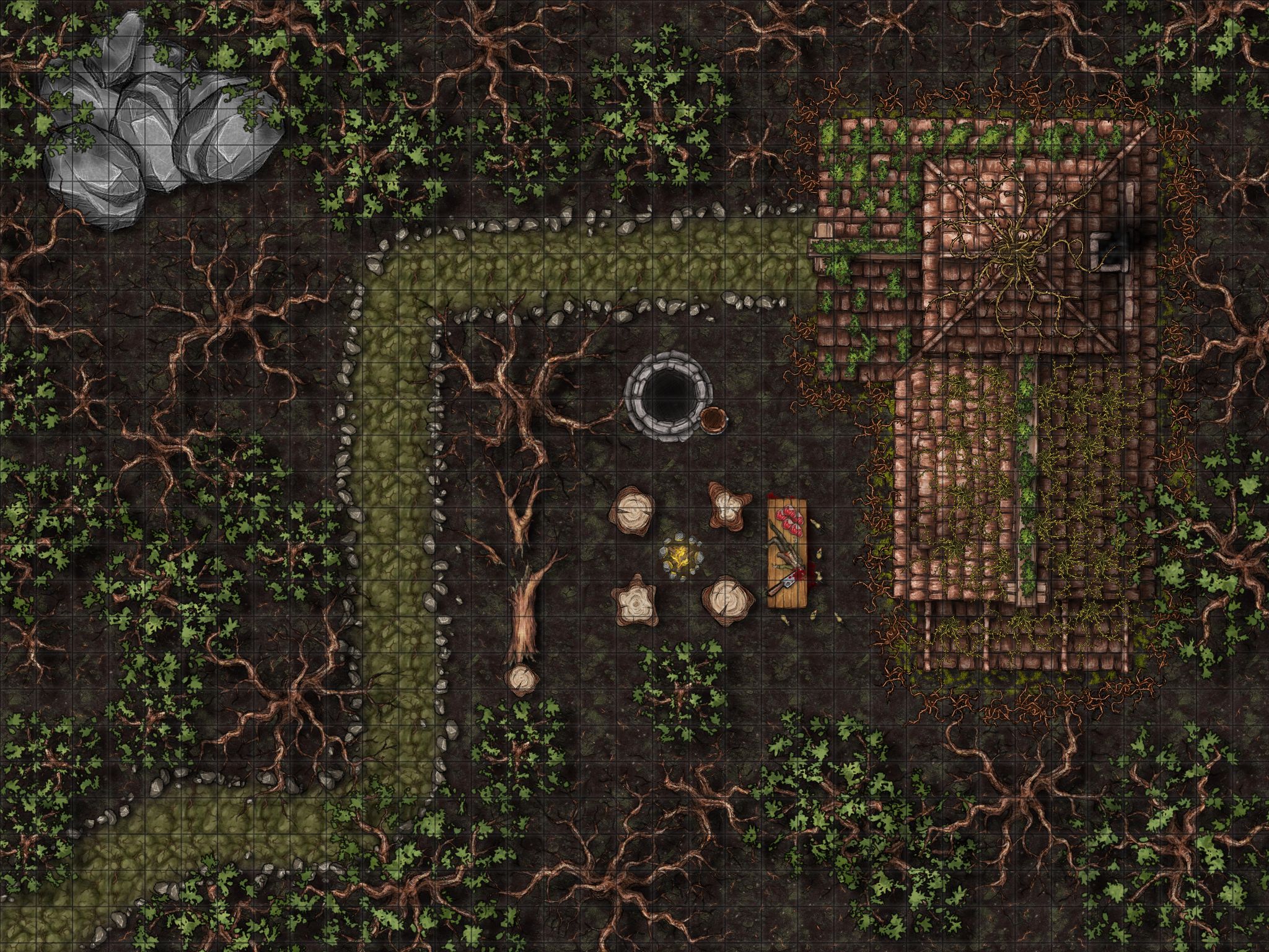 Hut in the swamp | Inkarnate - Create Fantasy Maps Online