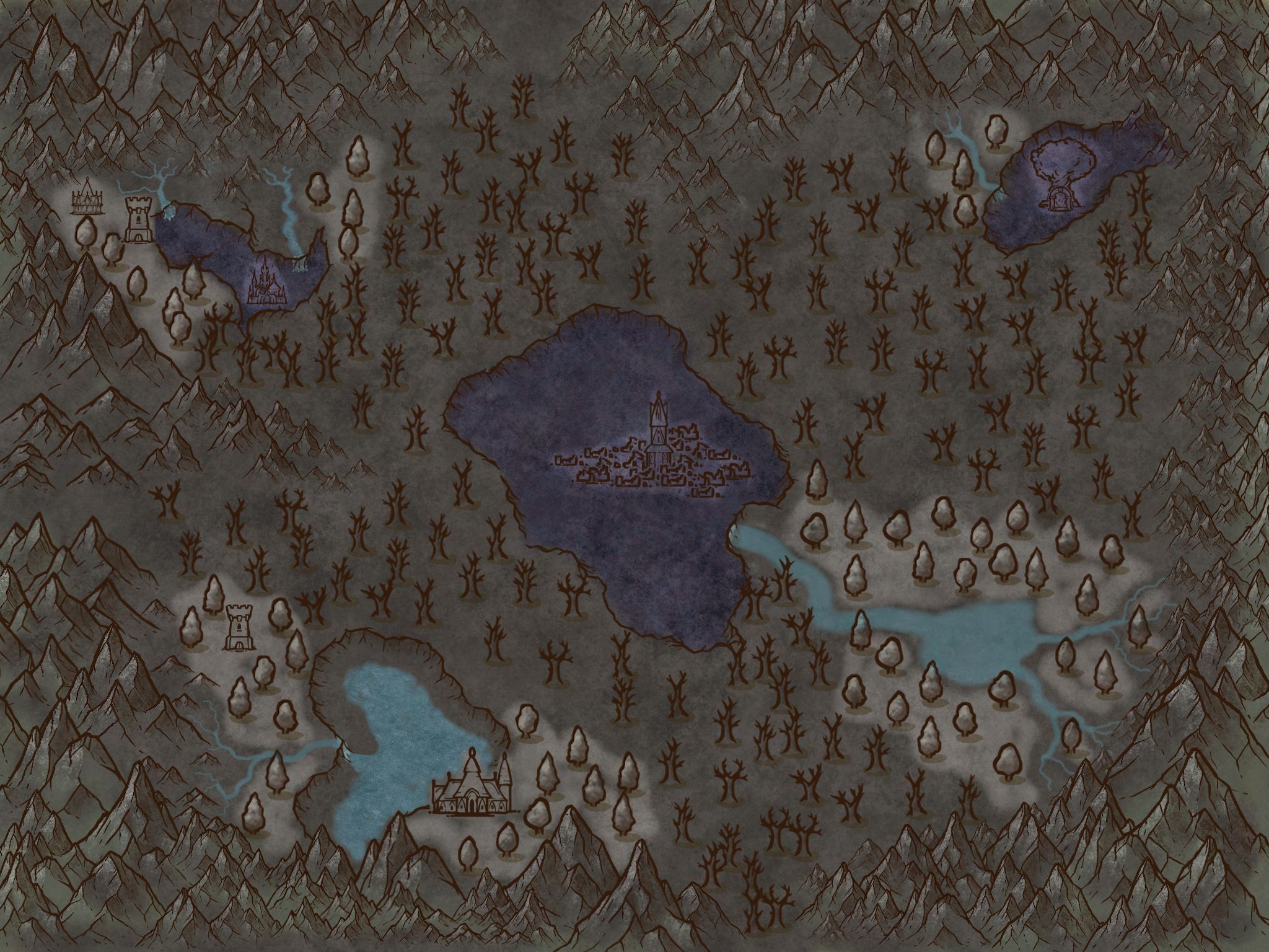 The Pallid Grove | Inkarnate - Create Fantasy Maps Online