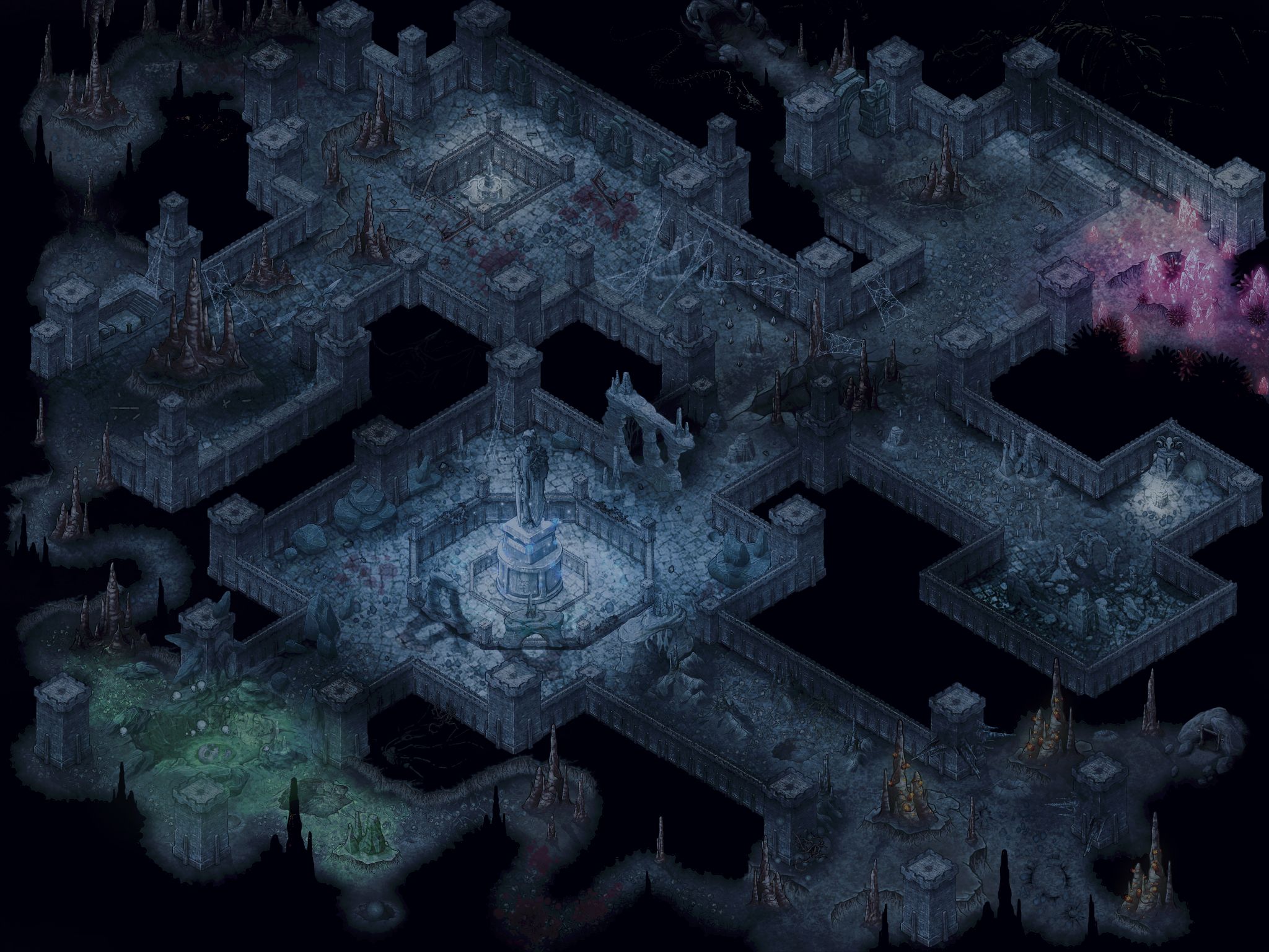 Isometric Dungeon Map