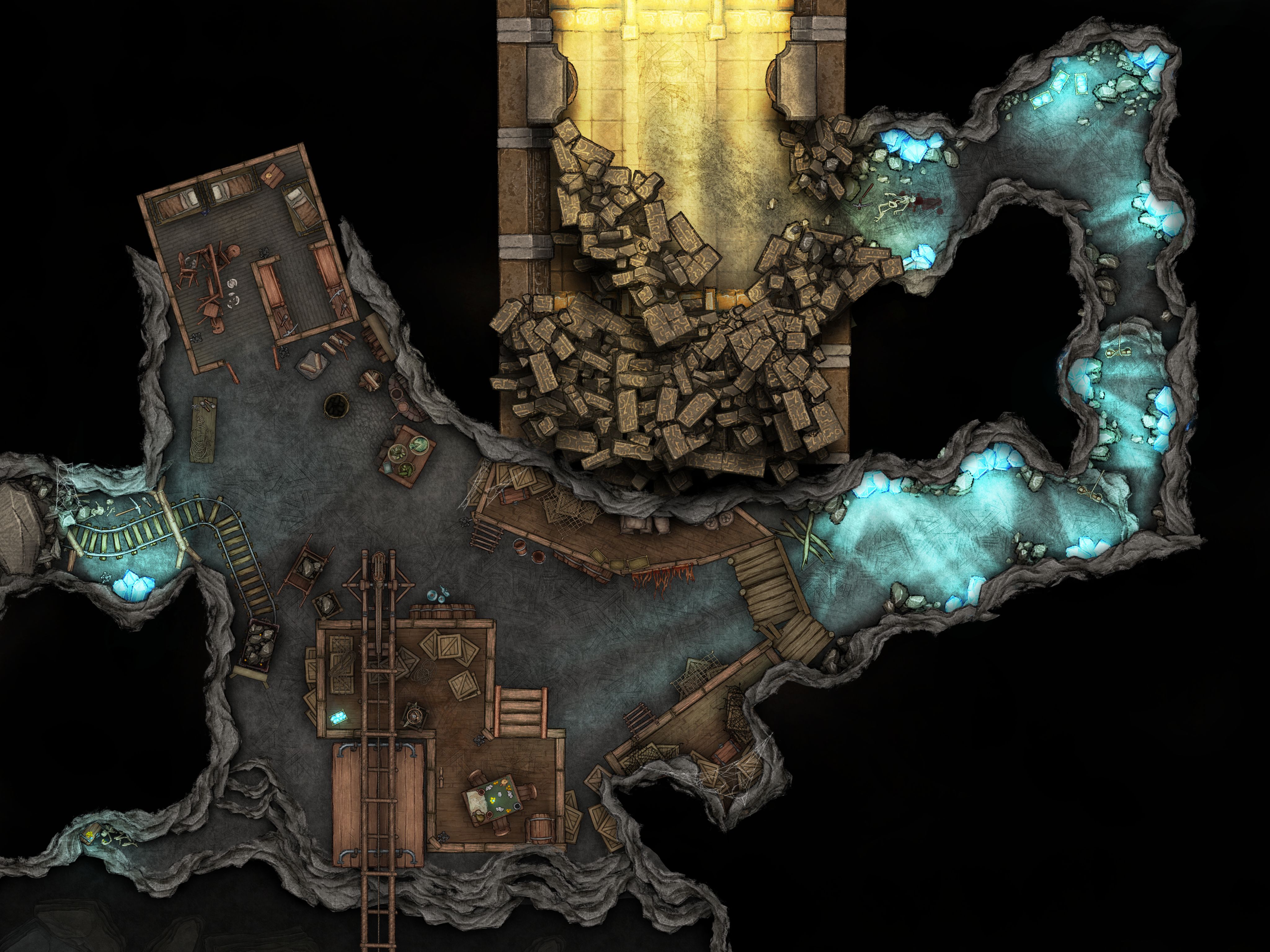 Cave calamity | Inkarnate - Create Fantasy Maps Online