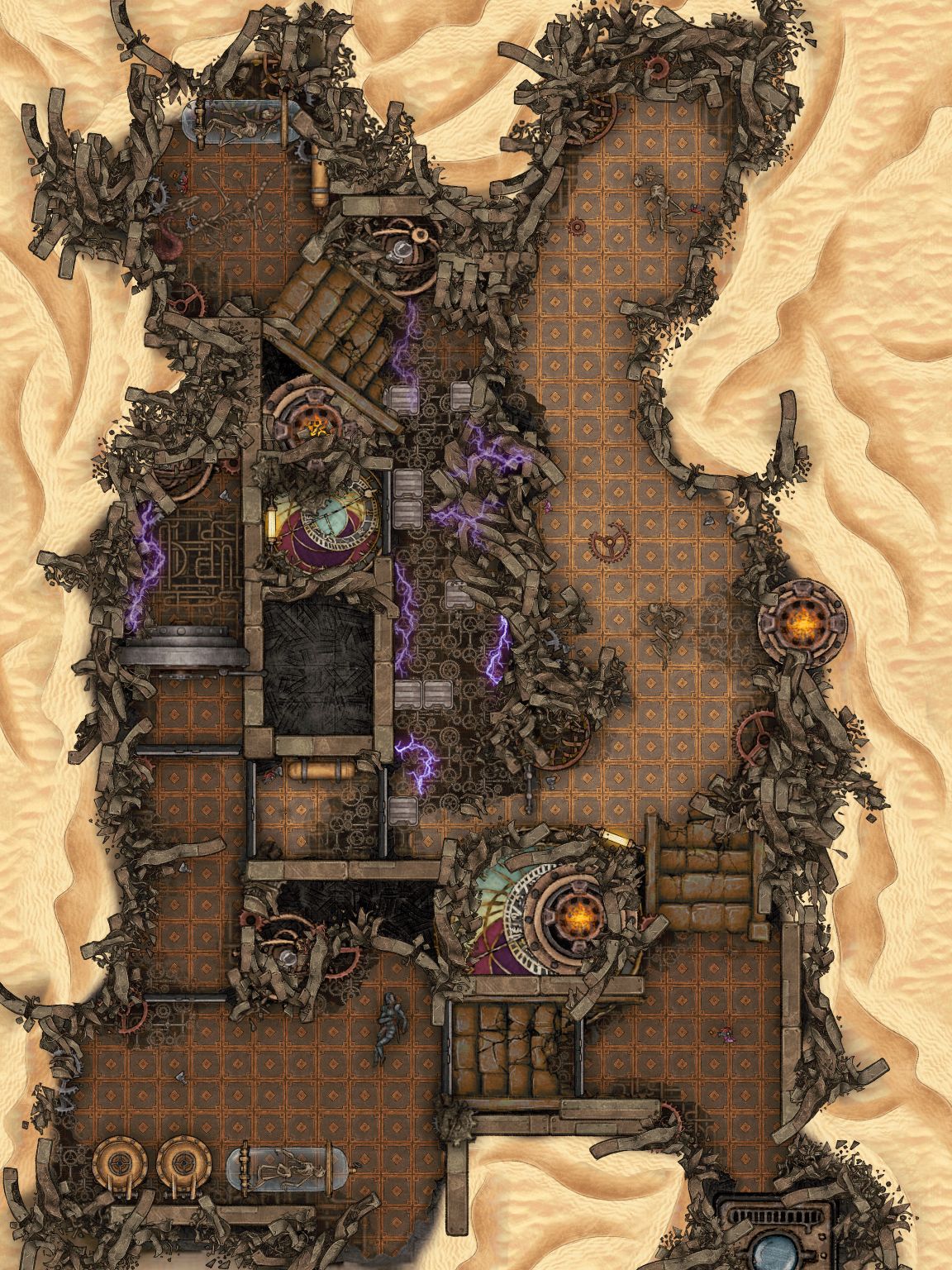 Crashed Bugger Ship | Inkarnate - Create Fantasy Maps Online
